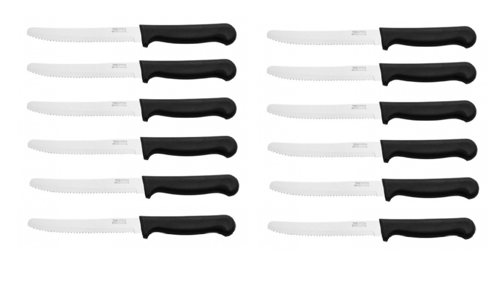 Trenton Set of 12 Rounded Tip Steak Knife | Harvey Norman
