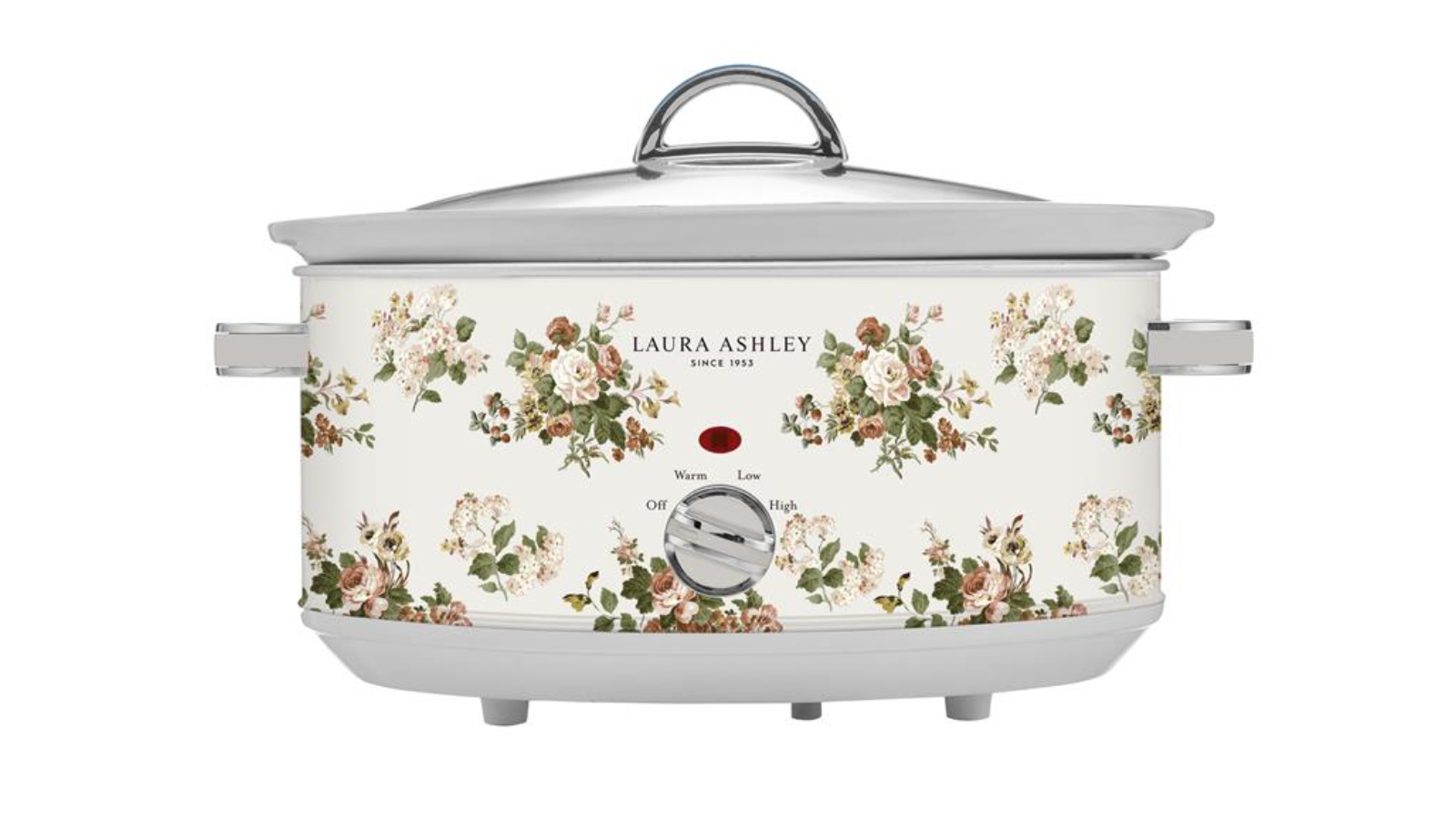 Laura Ashley 6.5L Rosemore Slow Cooker | Harvey Norman