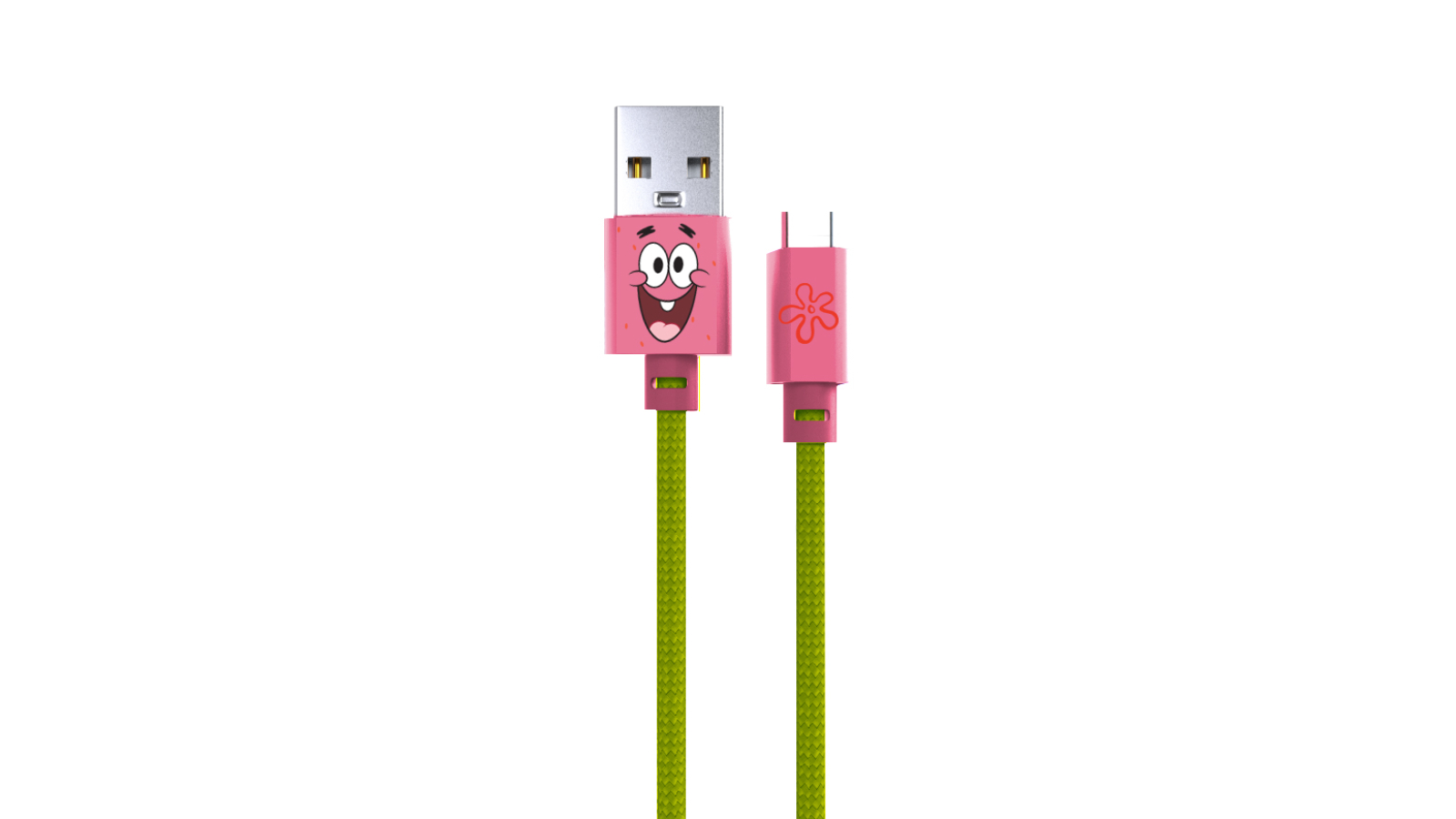 Laser SpongeBob SquarePants/Patrick USB-C to USB-A Cable | Harvey Norman