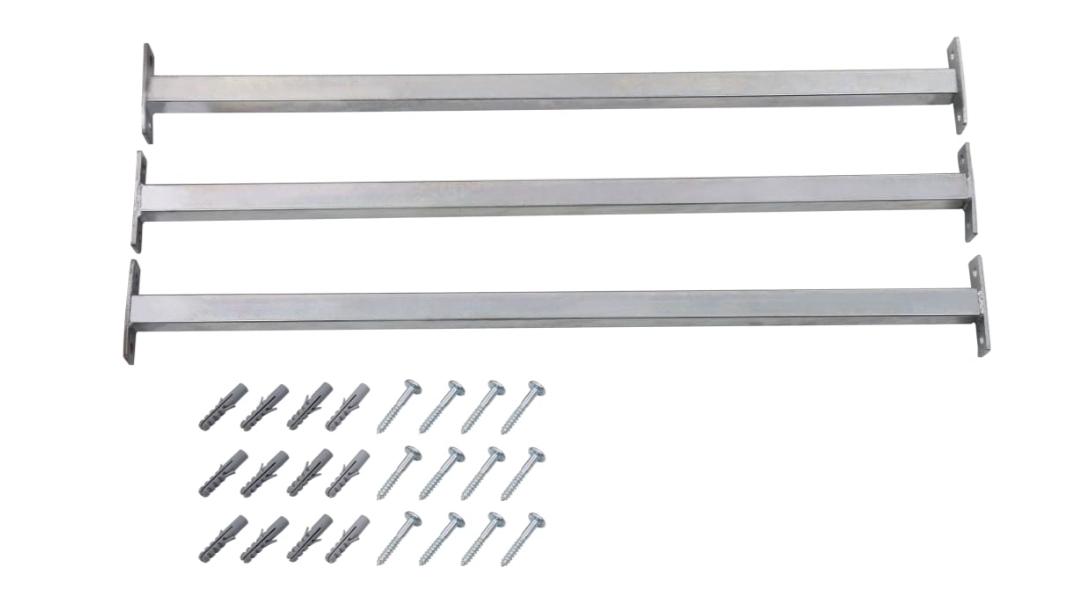 vidaXL 3 Piece Adjustable Security Window Bars - 710-1200mm | Harvey Norman