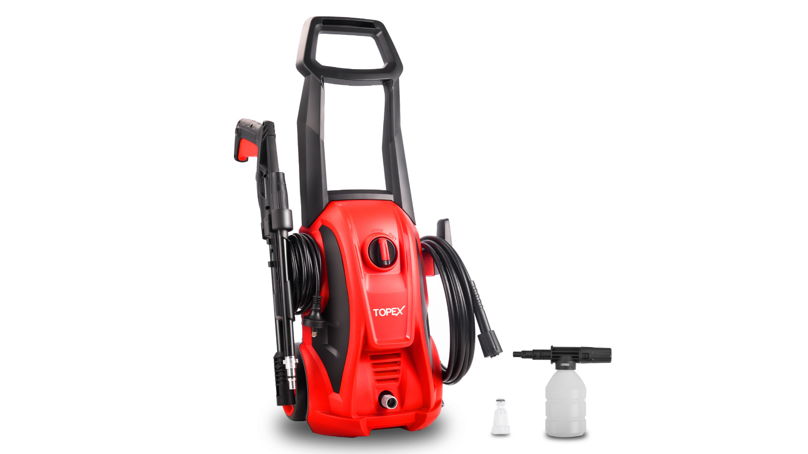 TOPEX 1600W Pressure Washer High-pressure Cleaner Adjustable Spray Gun ...