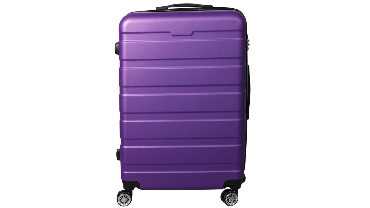 Slimbridge 20inch Lock Hard Shell Luggage Suitcase - Purple | Harvey Norman