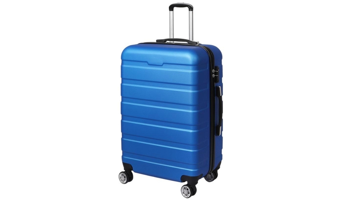 Slimbridge 28inch Lock Hard Shell Luggage Suitcase - Blue | Harvey Norman