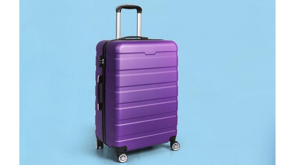Slimbridge 20inch Lock Hard Shell Luggage Suitcase - Purple | Harvey Norman