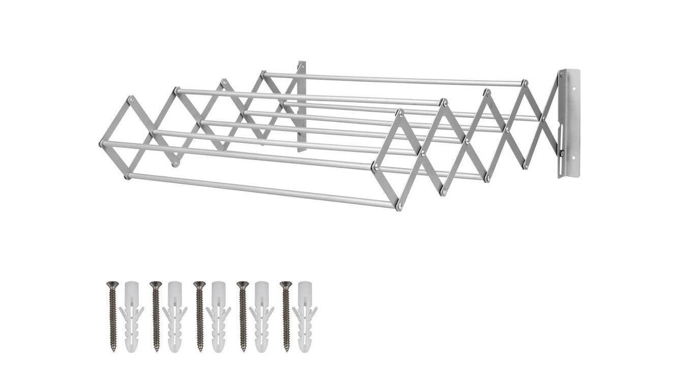 Manan Caravan Clothesline Expanded Clothes Airer - 90cm | Harvey Norman