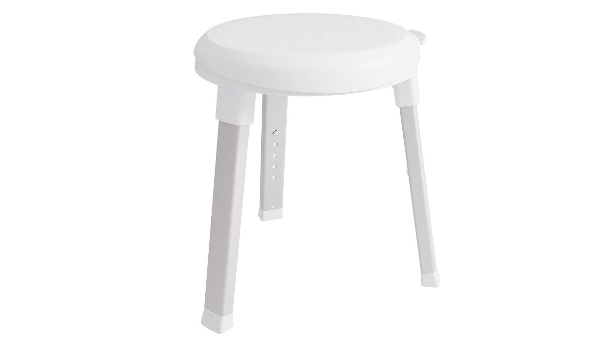 Evekare Deluxe Rotating Bathroom Stool | Harvey Norman