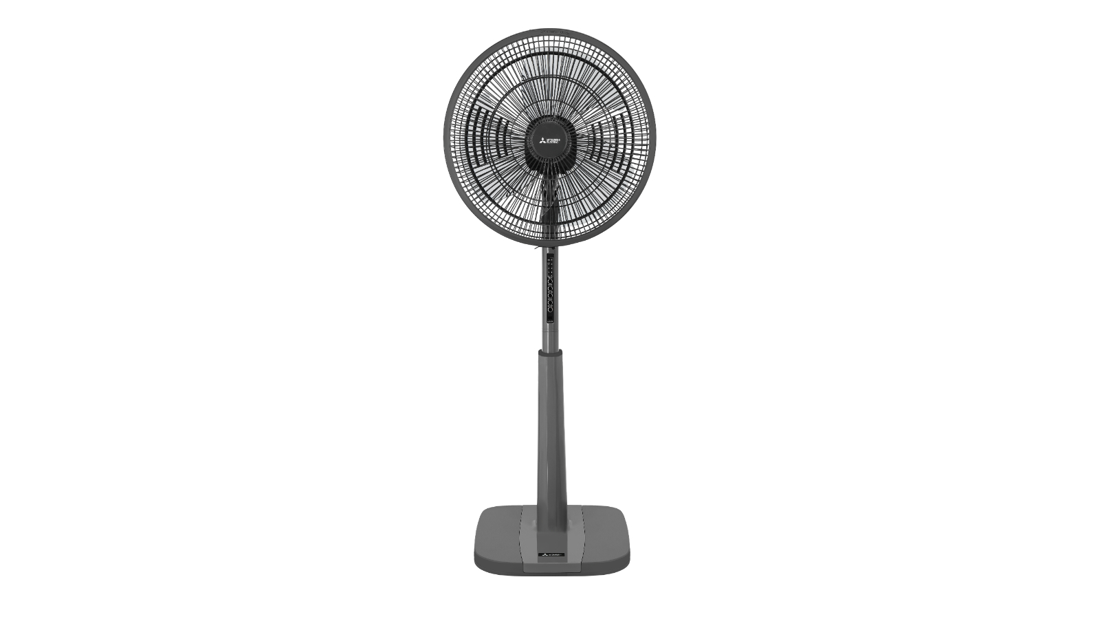 Mitsubishi 40cm Classy Pedestal Fan - Grey | Harvey Norman