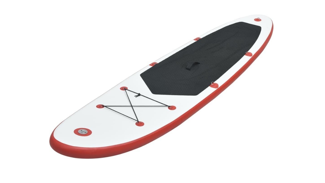 vidaXL Inflatable Stand Up Paddleboard Set - Red/White | Harvey Norman