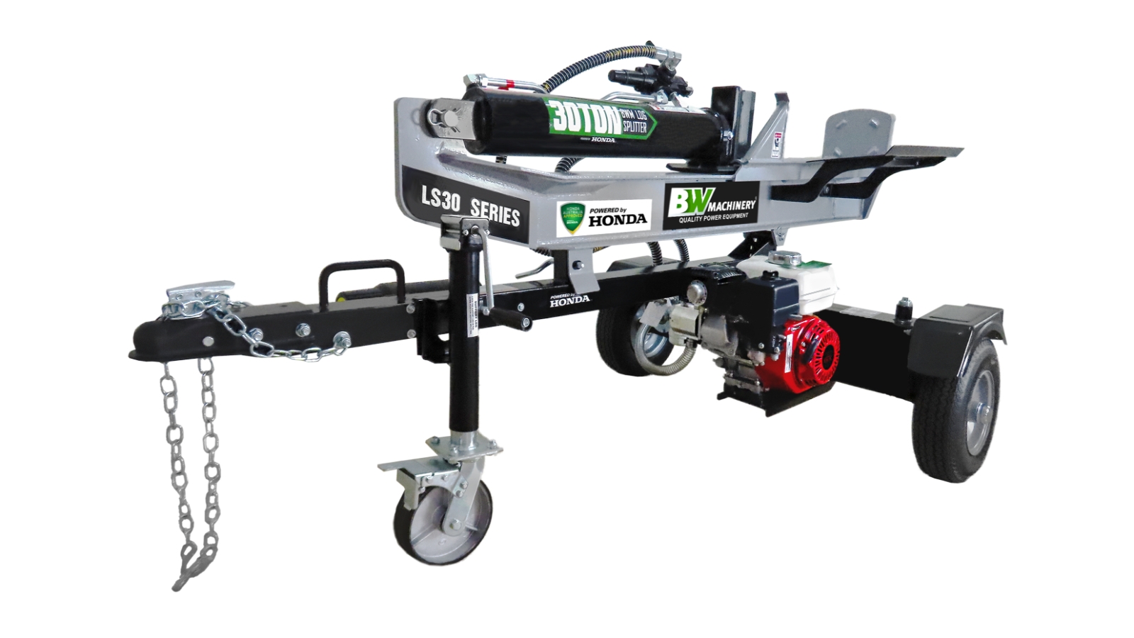 BWM 30Ton Log Splitter - Honda GX200 OHV Engine | Harvey Norman