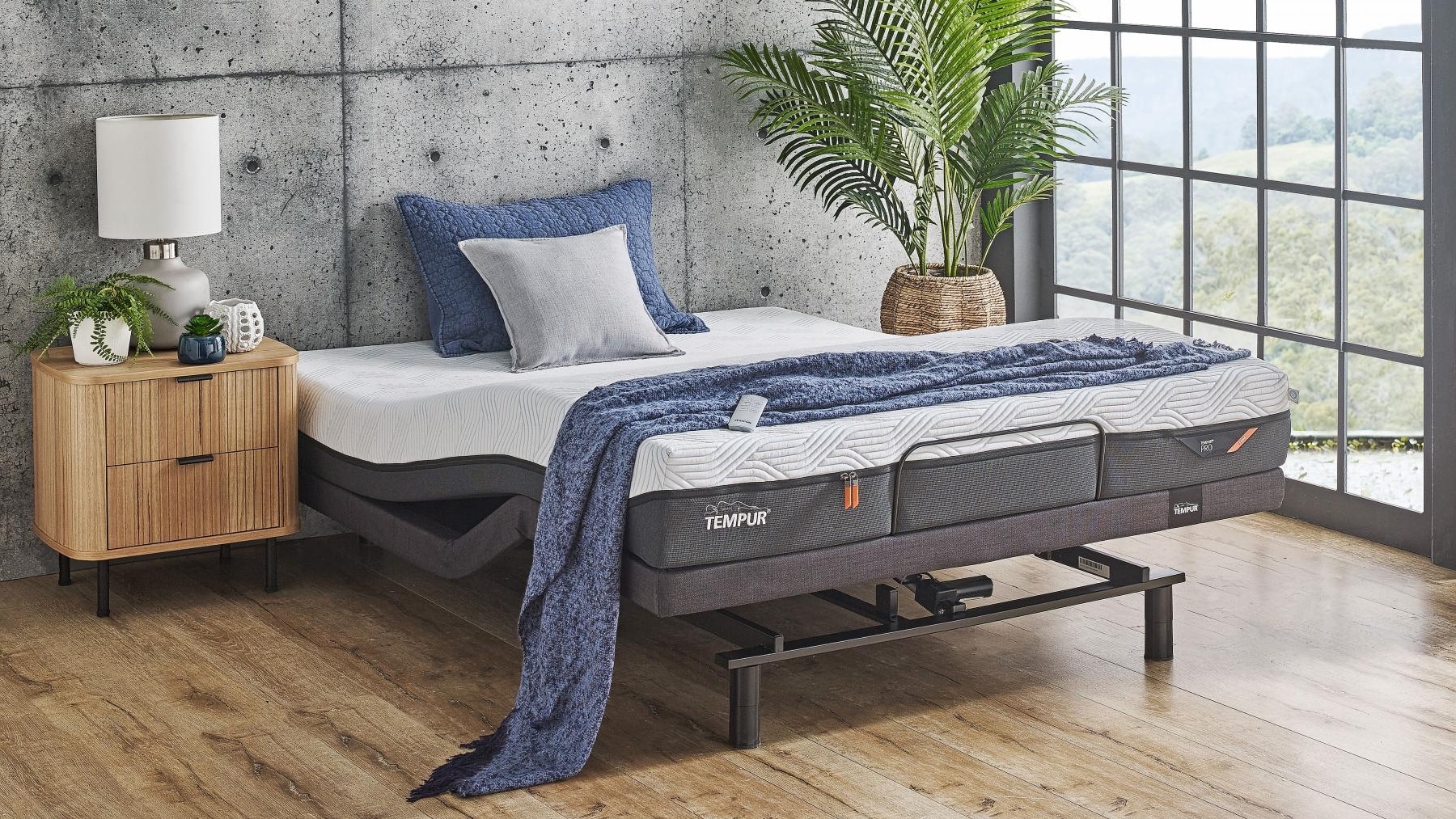 TEMPUR Aspire Elite 2.0 Zero G Adjustable Base - Double | Harvey Norman