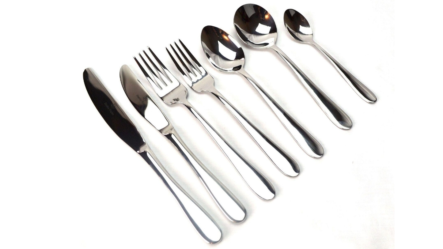 Stanley Rogers Albany Cutlery Set - 84 Piece | Harvey Norman