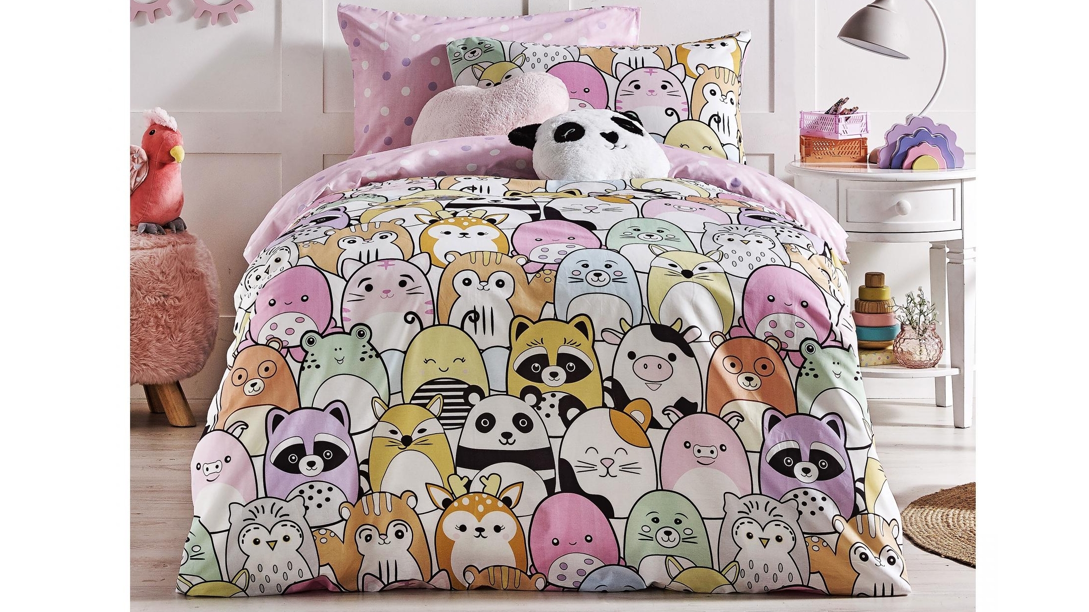 Miss Mallows Quilt Cover Set - Single | Harvey Norman
