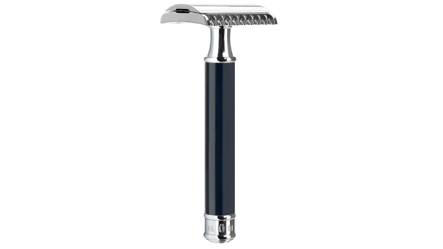 Muhle R101 Chrome Plated Open Tooth Comb Safety Razor - Black | Harvey ...
