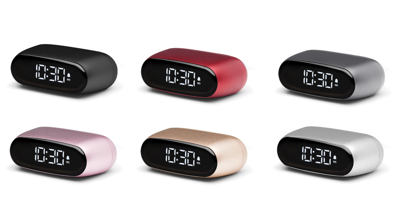 Lexon Minut Mini Alarm Clock | Harvey Norman