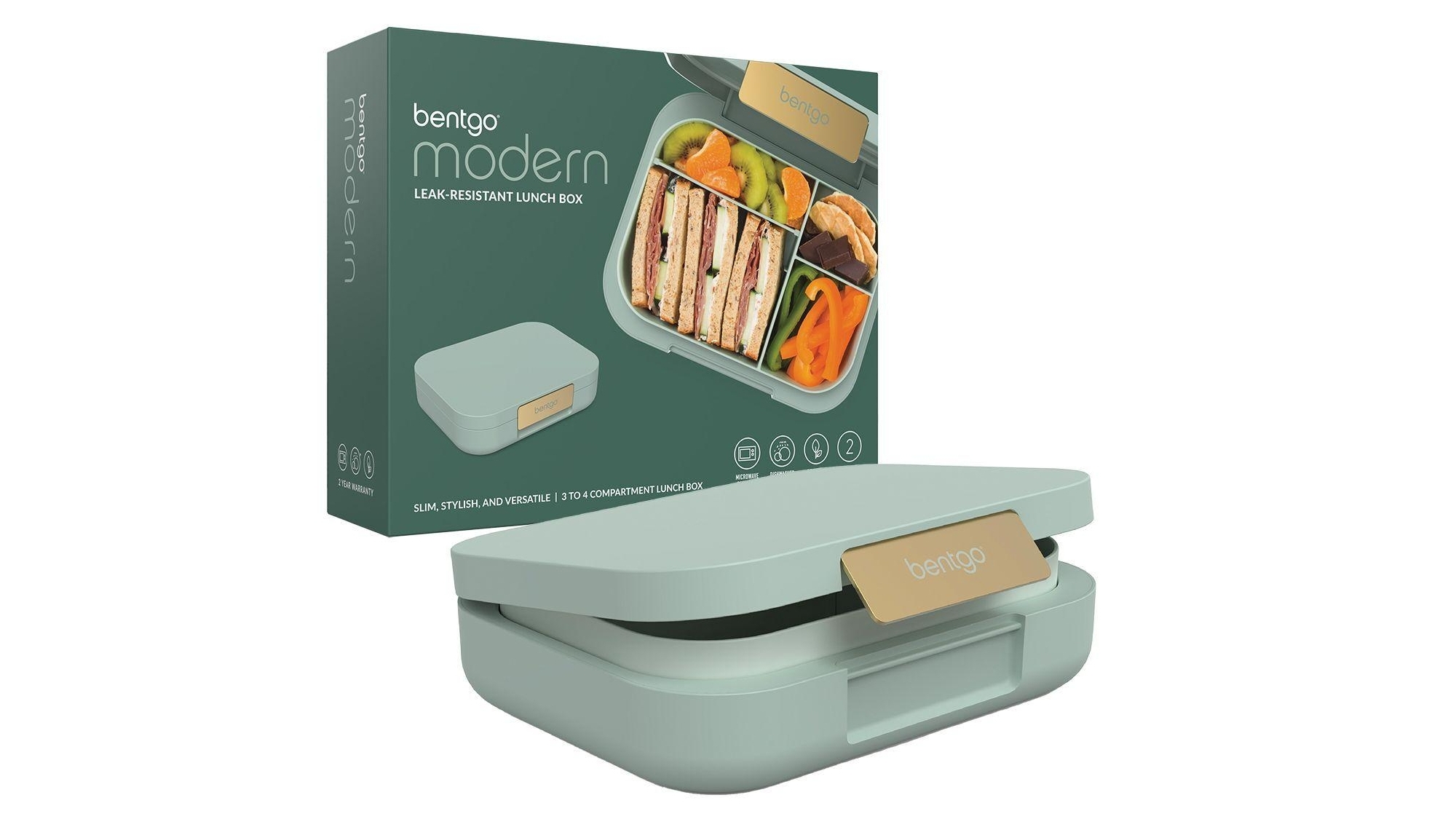 Bentgo Modern Lunchbox - Mint Green | Harvey Norman