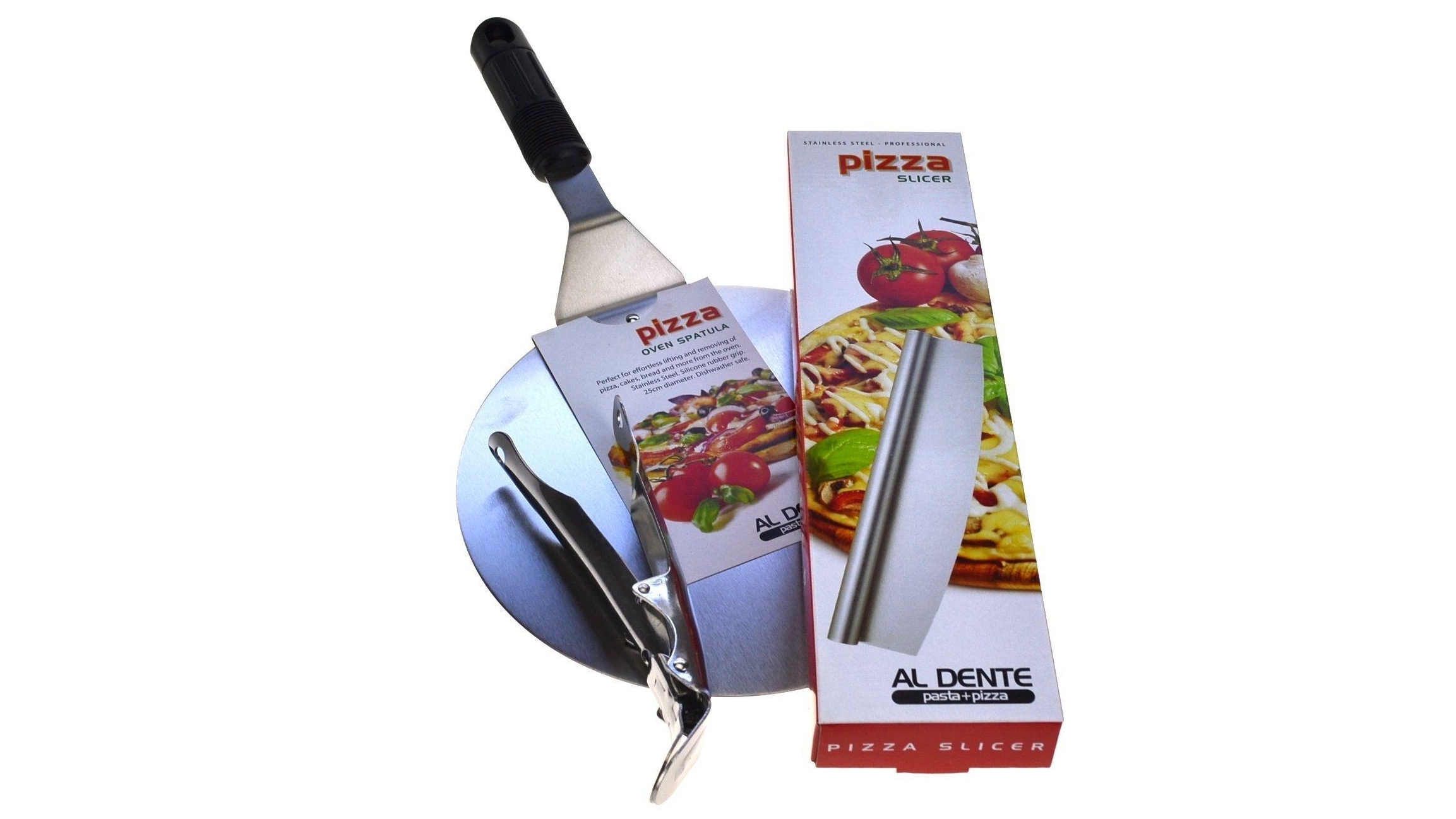 Stainless Steel Pizza Pack Lifter Cutter Gripper | Harvey Norman