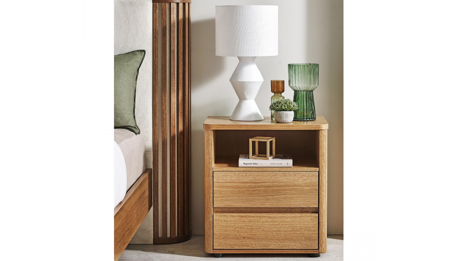 Alice 2-Drawer Bedside Table | Harvey Norman