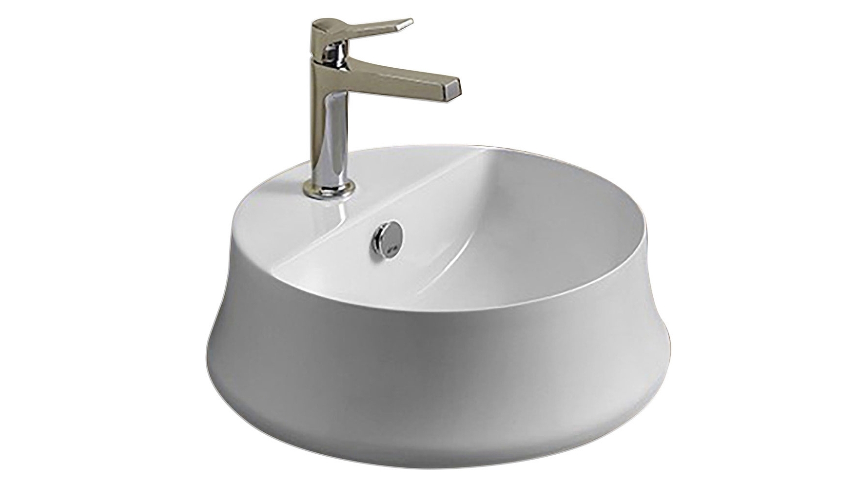 Parisi Sharp 420mm Bench Basin with Tap Landing | Harvey Norman