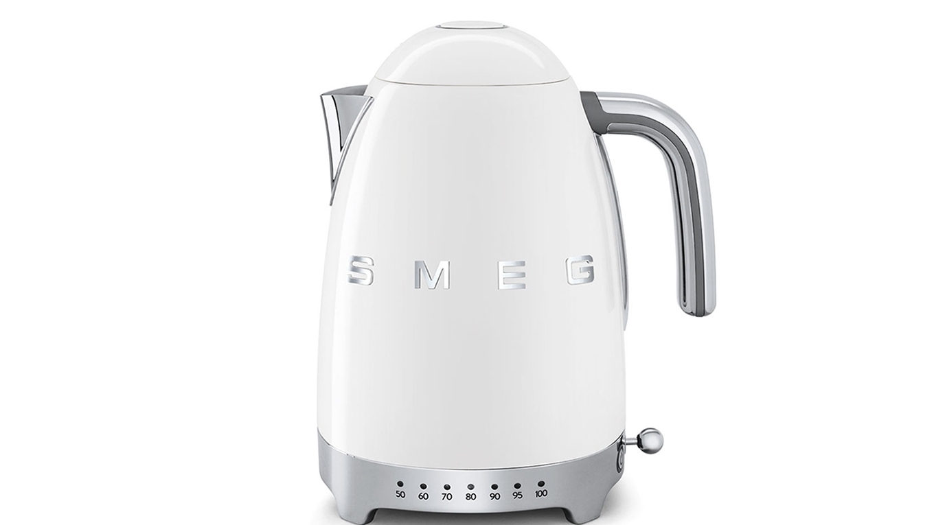 Smeg 50's Retro Style Variable Temperature Electric Kettle - White ...