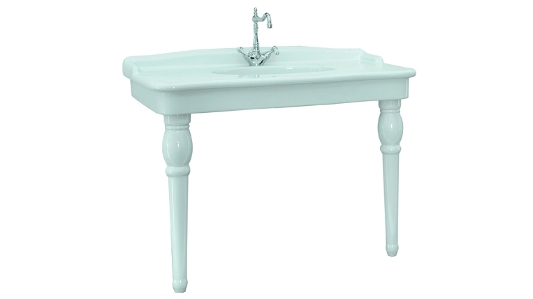 Parisi Hermitage 920mm Console Basin with Ceramic Legs | Harvey Norman