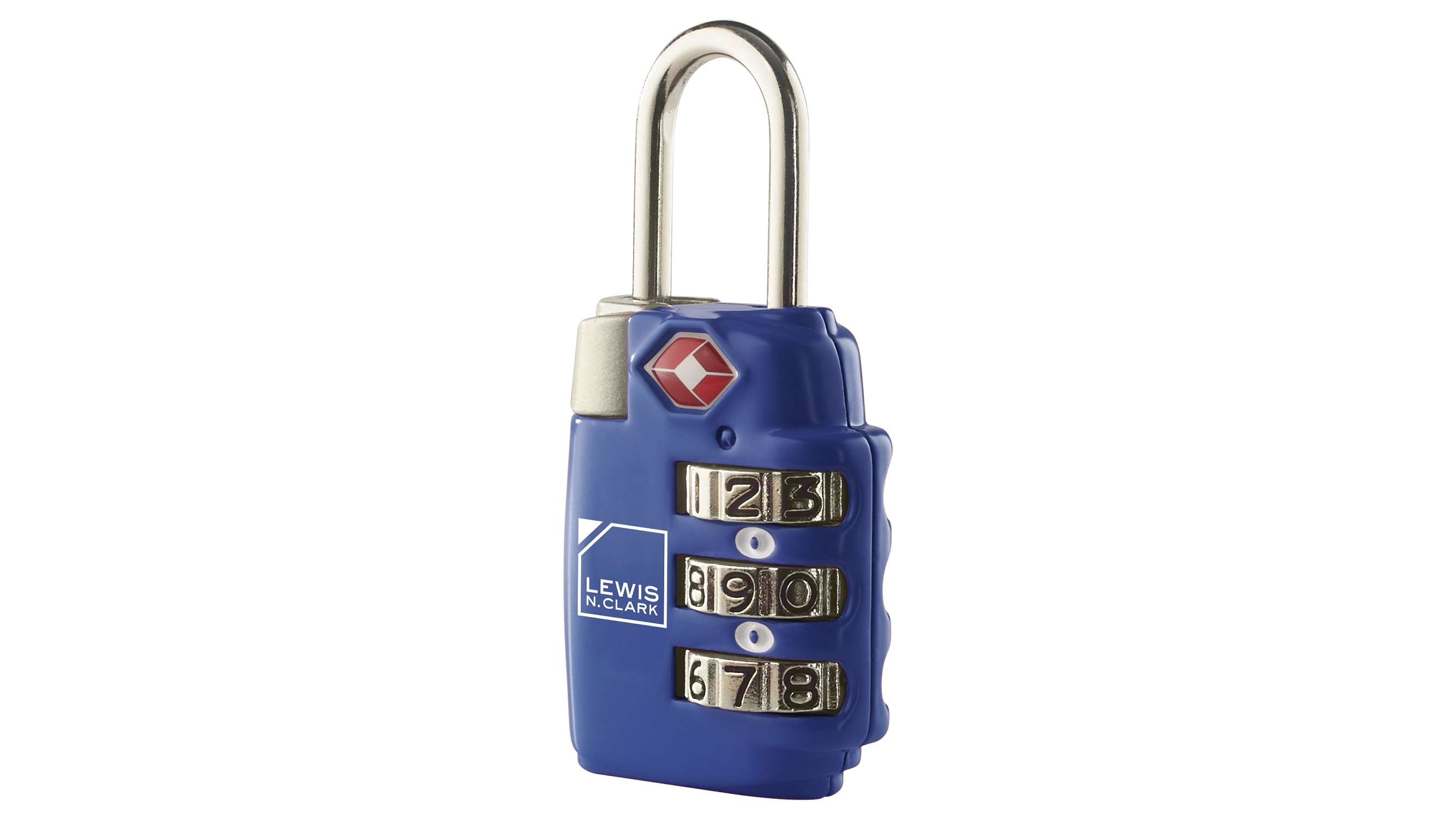 Lewis N Clark TSA Combination Lock - Blue | Harvey Norman