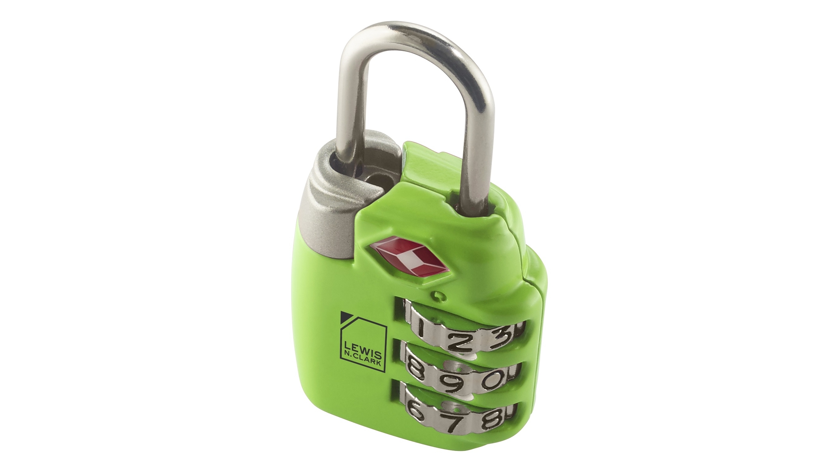 Lewis N Clark TSA Combination Lock - Green | Harvey Norman