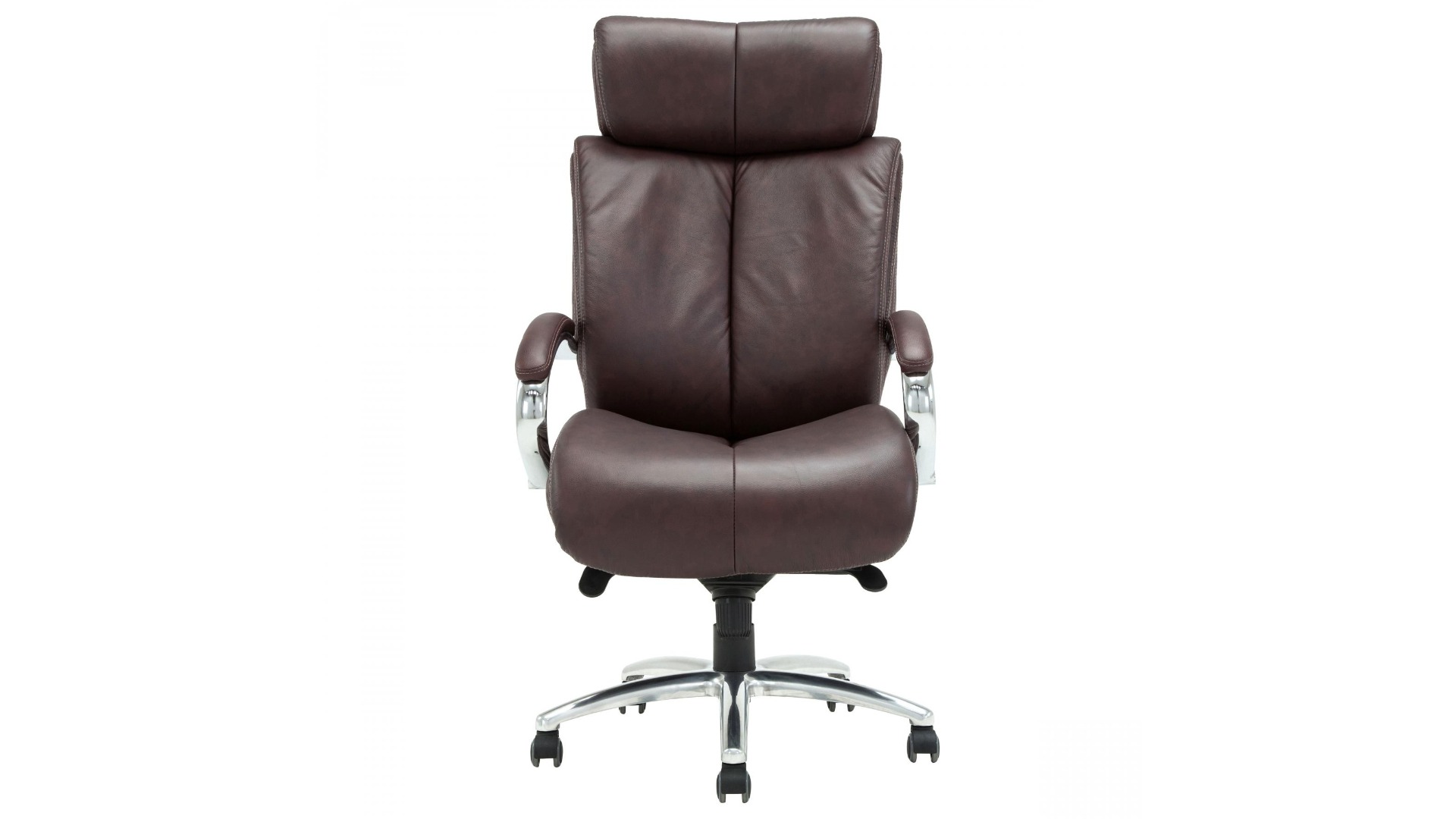 Triumph Leather Executive Office Chair - Chocolate | Harvey Norman