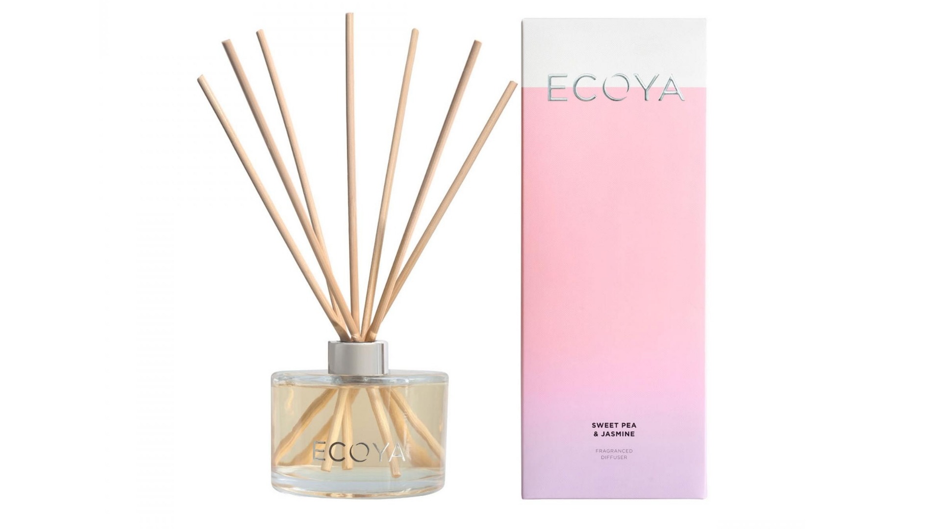 Ecoya Sweet Pea and Jasmine Reed 200ml Diffuser | Harvey Norman
