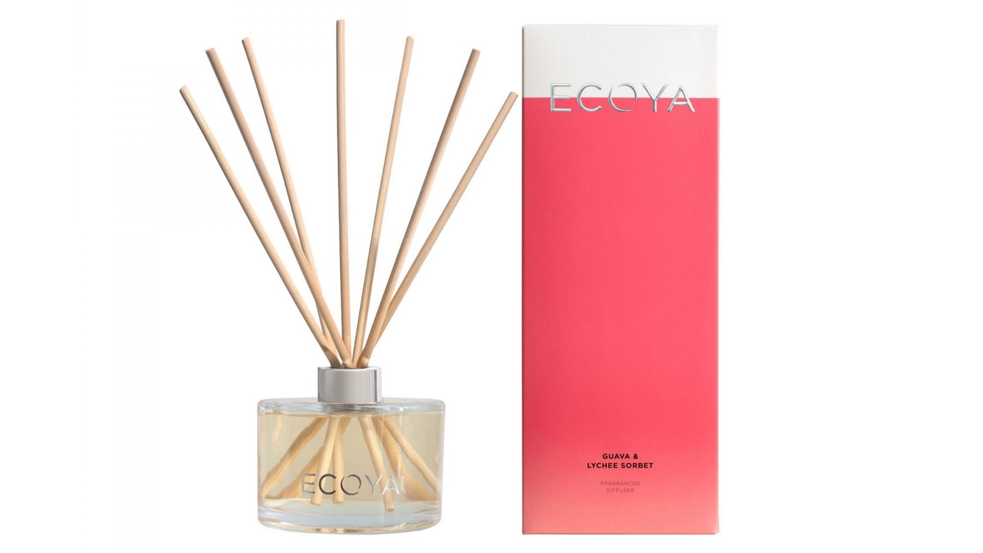 Ecoya Guava and Lychee Sorbet Reed 200ml Diffuser | Harvey Norman