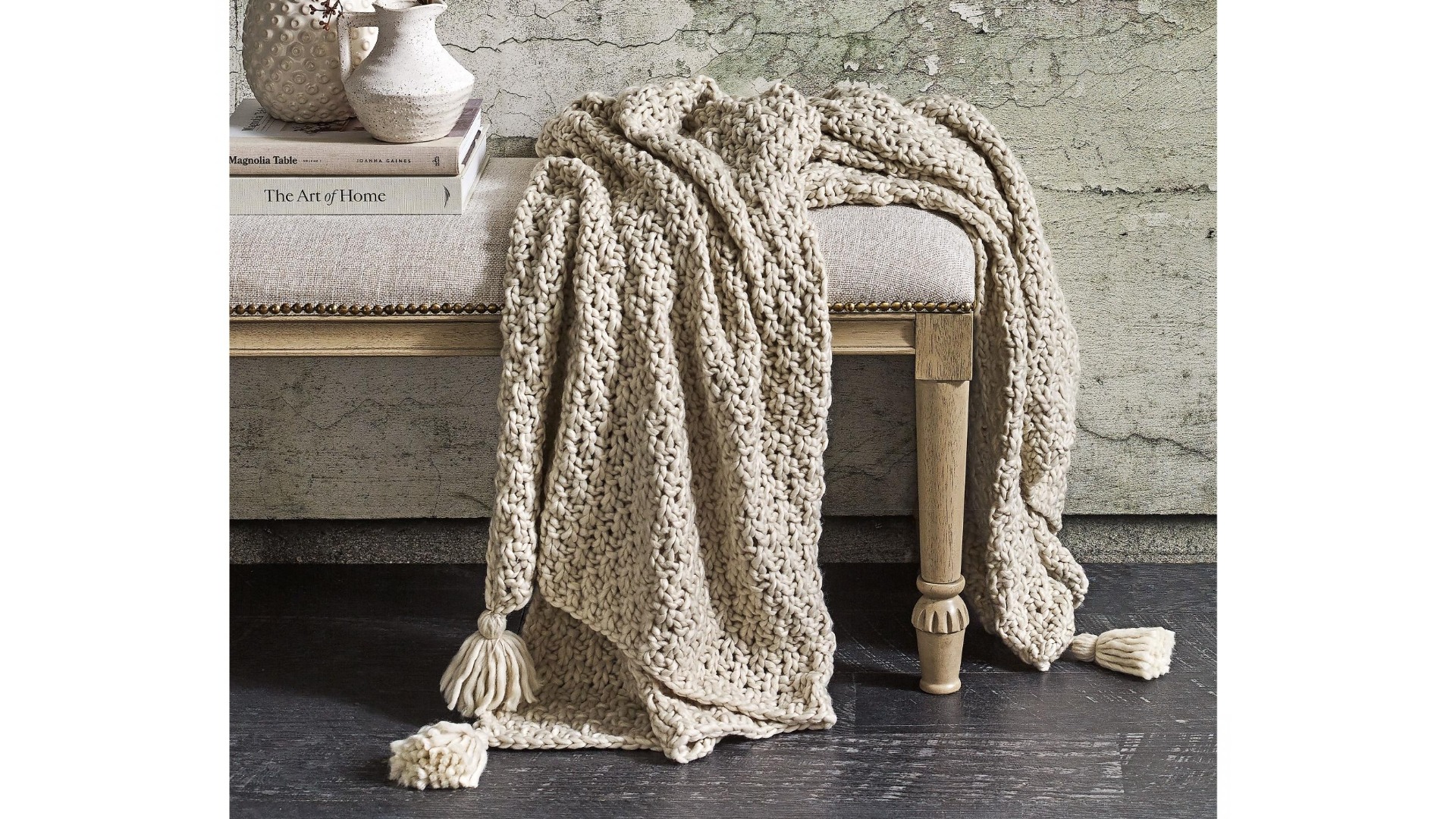 Monte Chunky Natural Throw | Harvey Norman