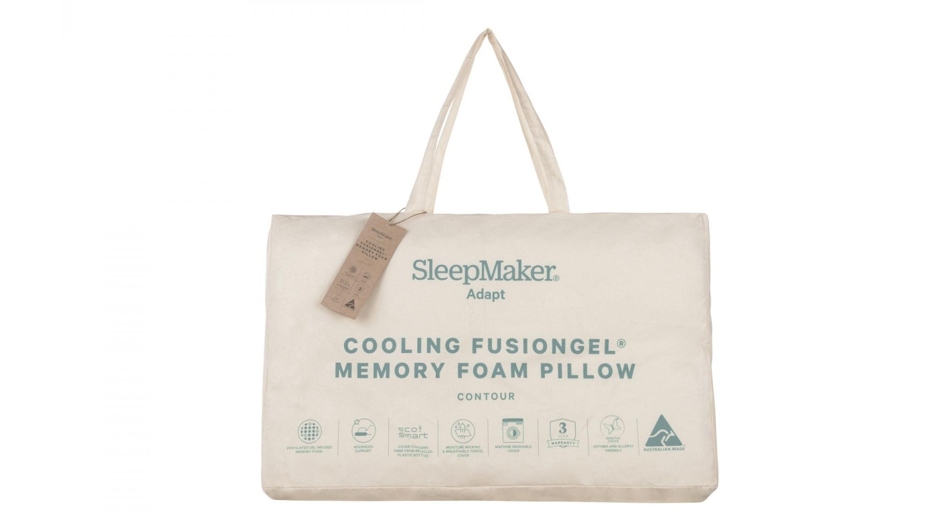 SleepMaker Adapt Fusion Gel Contour Pillow | Harvey Norman