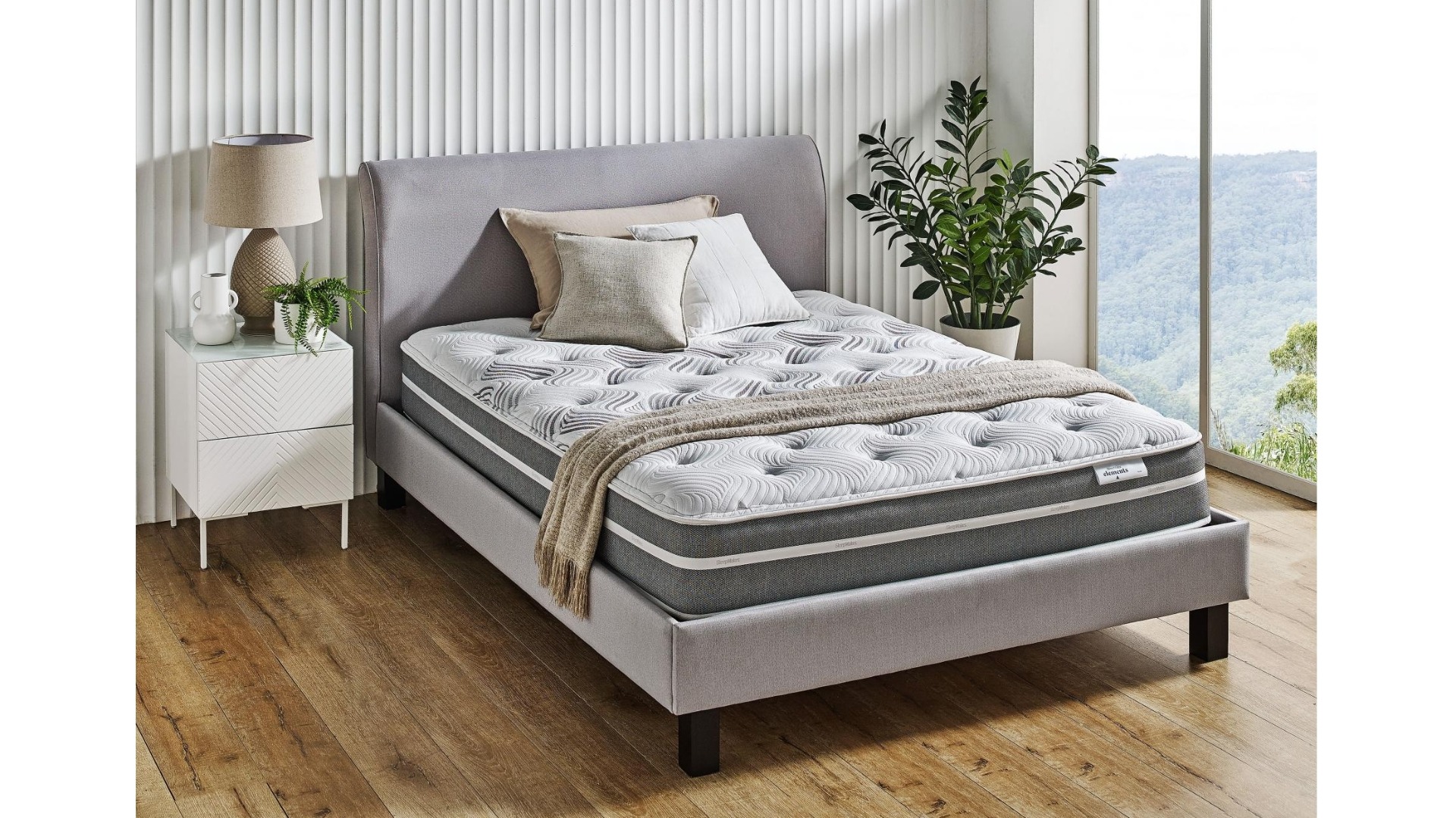 SleepMaker Elements Jordan Plush Mattress - Queen | Harvey Norman
