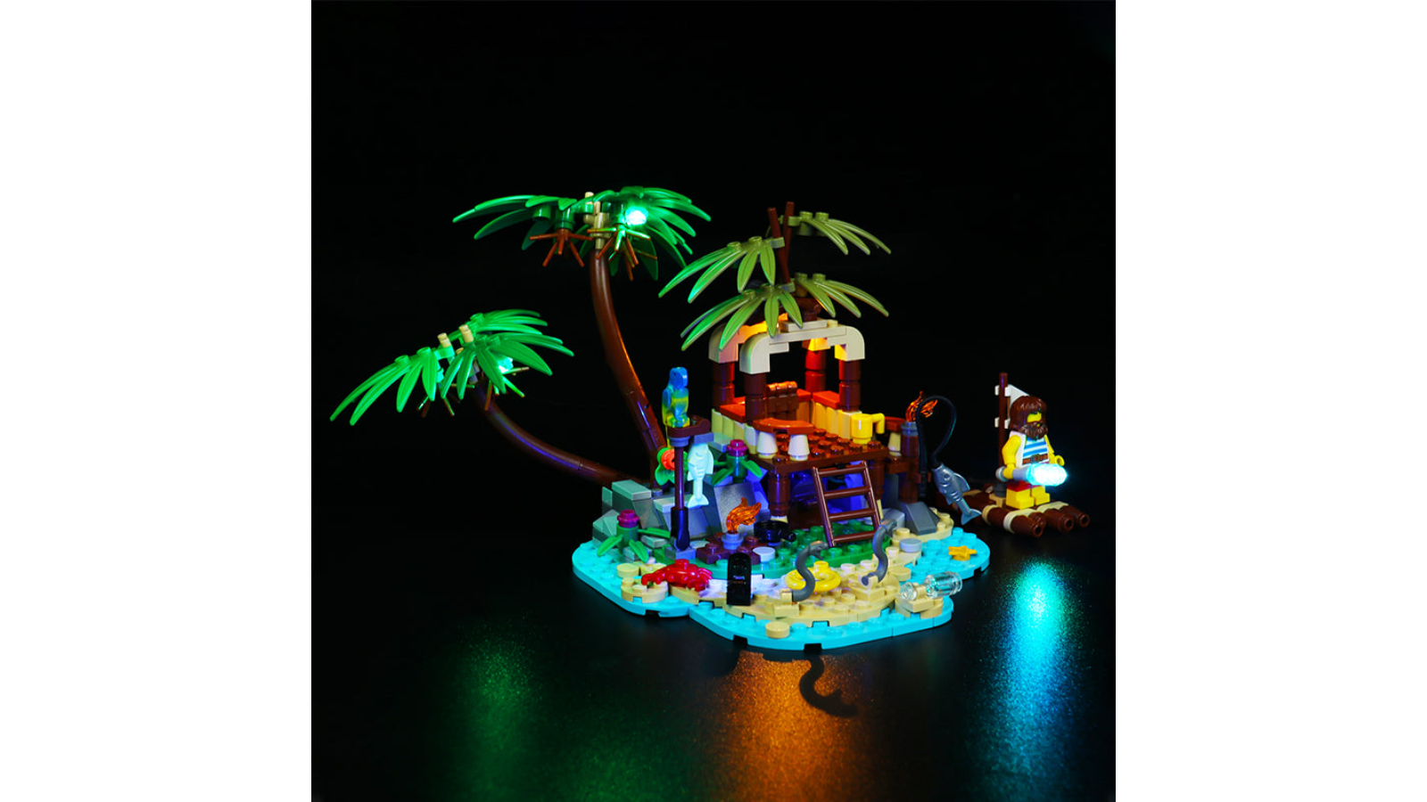 Brick Shine Light Kit for Lego Ray the Castaway 40566 Classic Version ...
