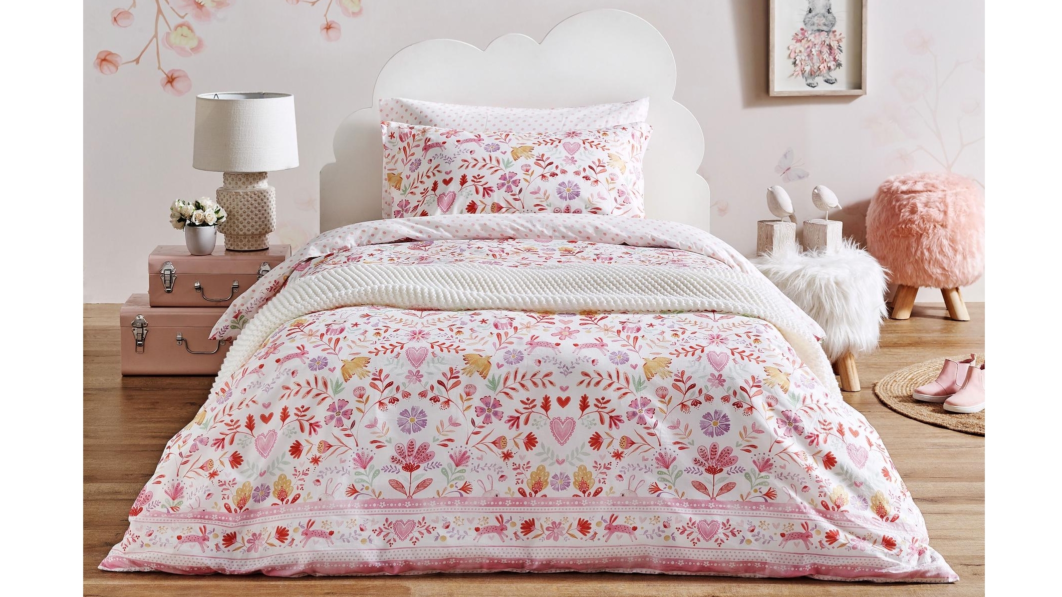 Elsa Quilt Cover Set - Single | Harvey Norman