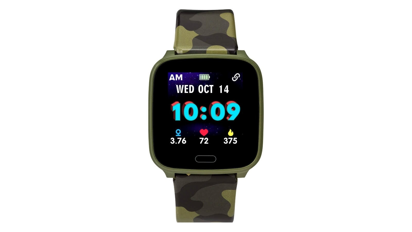 iConnect by Timex Kids Active 37mm Resin Strap Smartwatch - Green | Harvey Norman