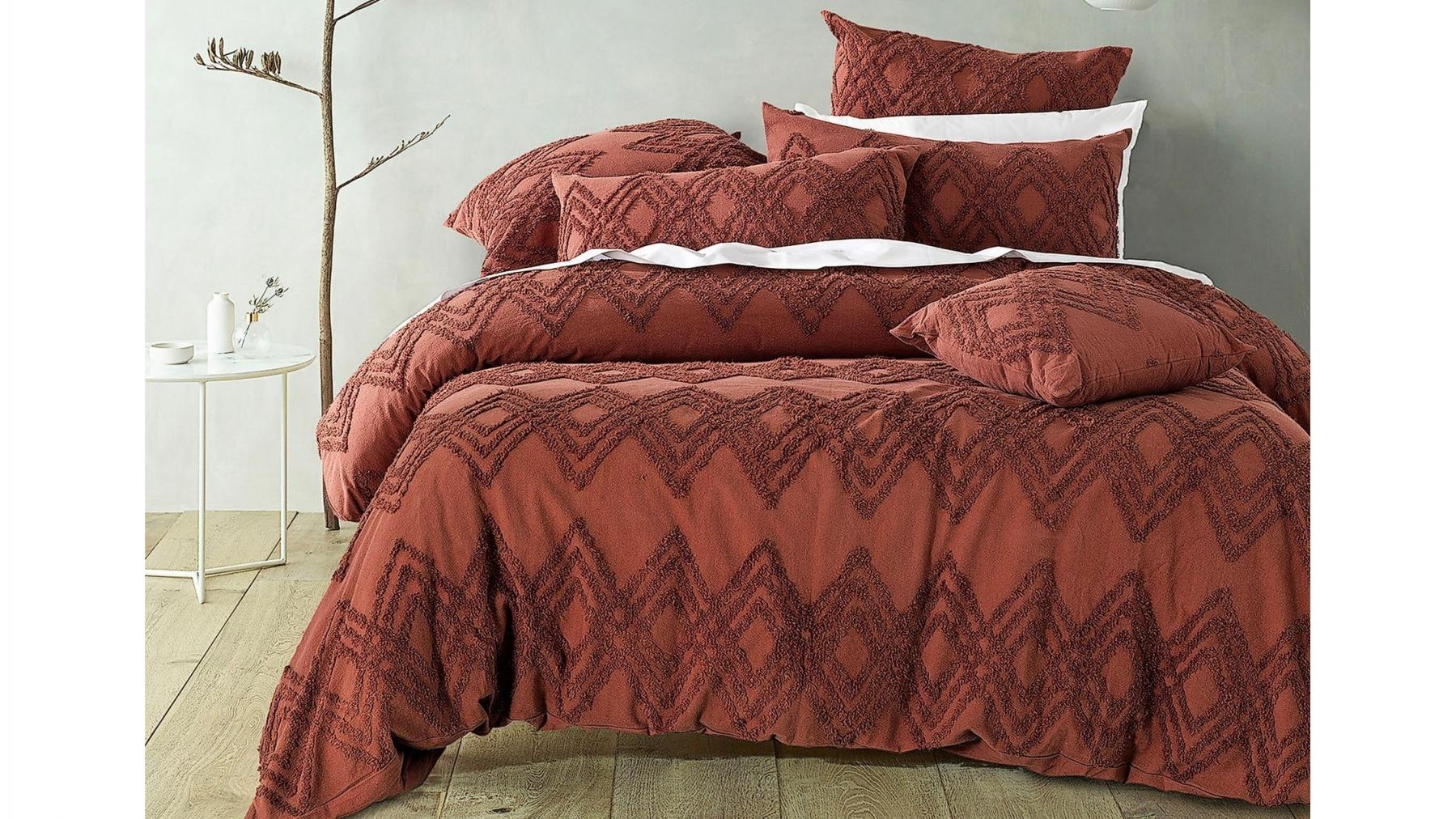 Jaipur Terracotta Quilt Cover Set | Harvey Norman