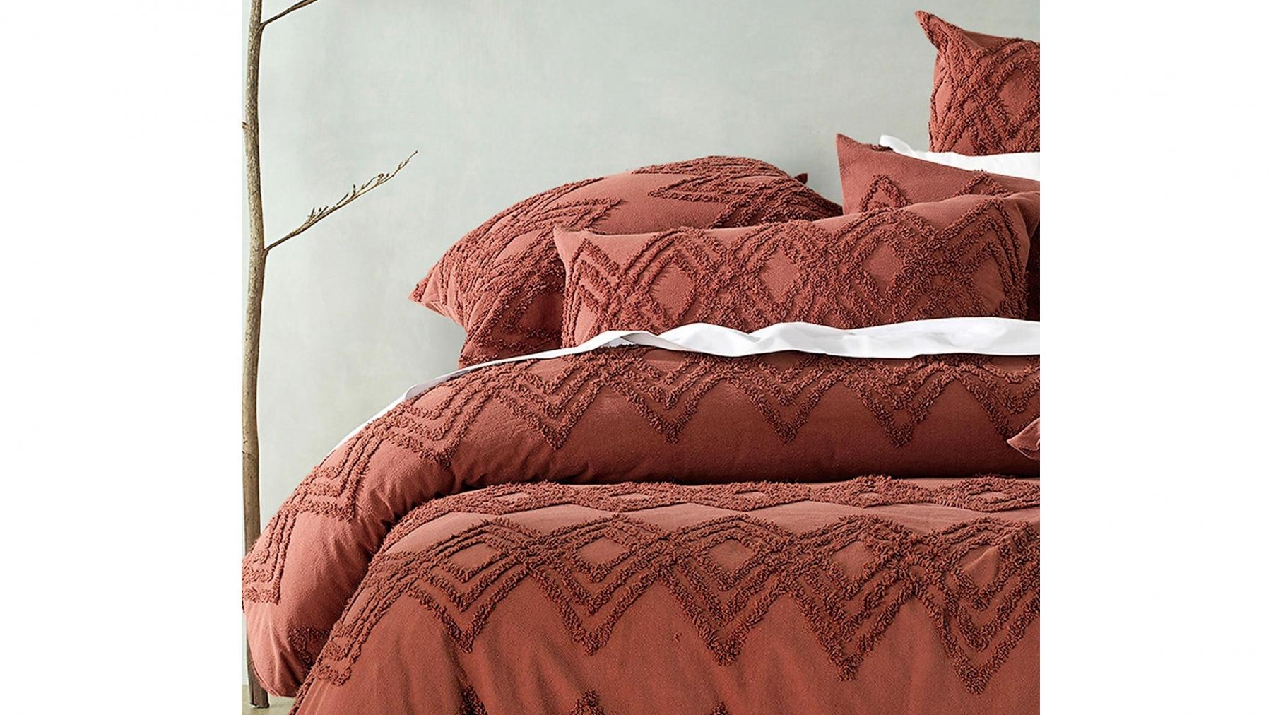 Jaipur Terracotta Quilt Cover Set | Harvey Norman