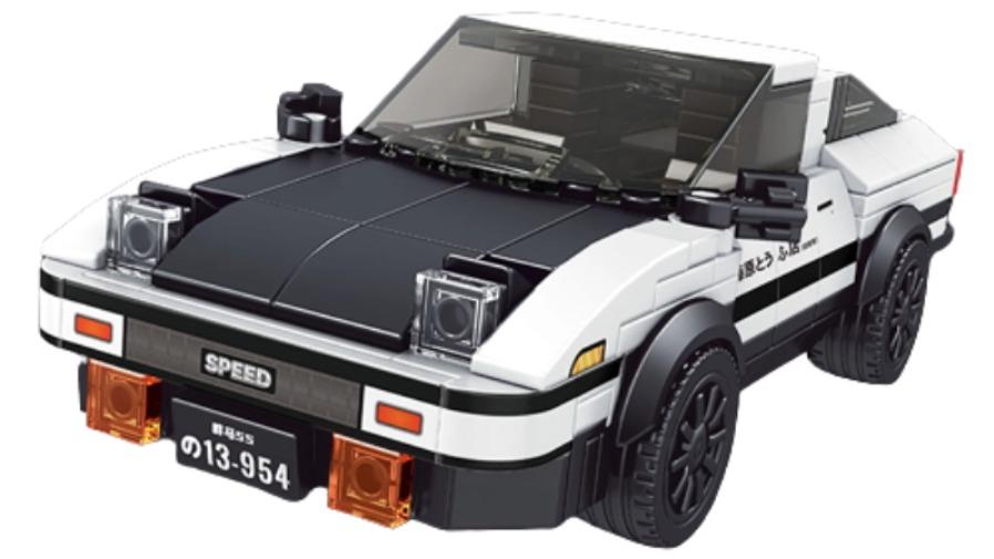 Mould King 399 Piece AE86 Technical Racing Car Toy Model with Display ...