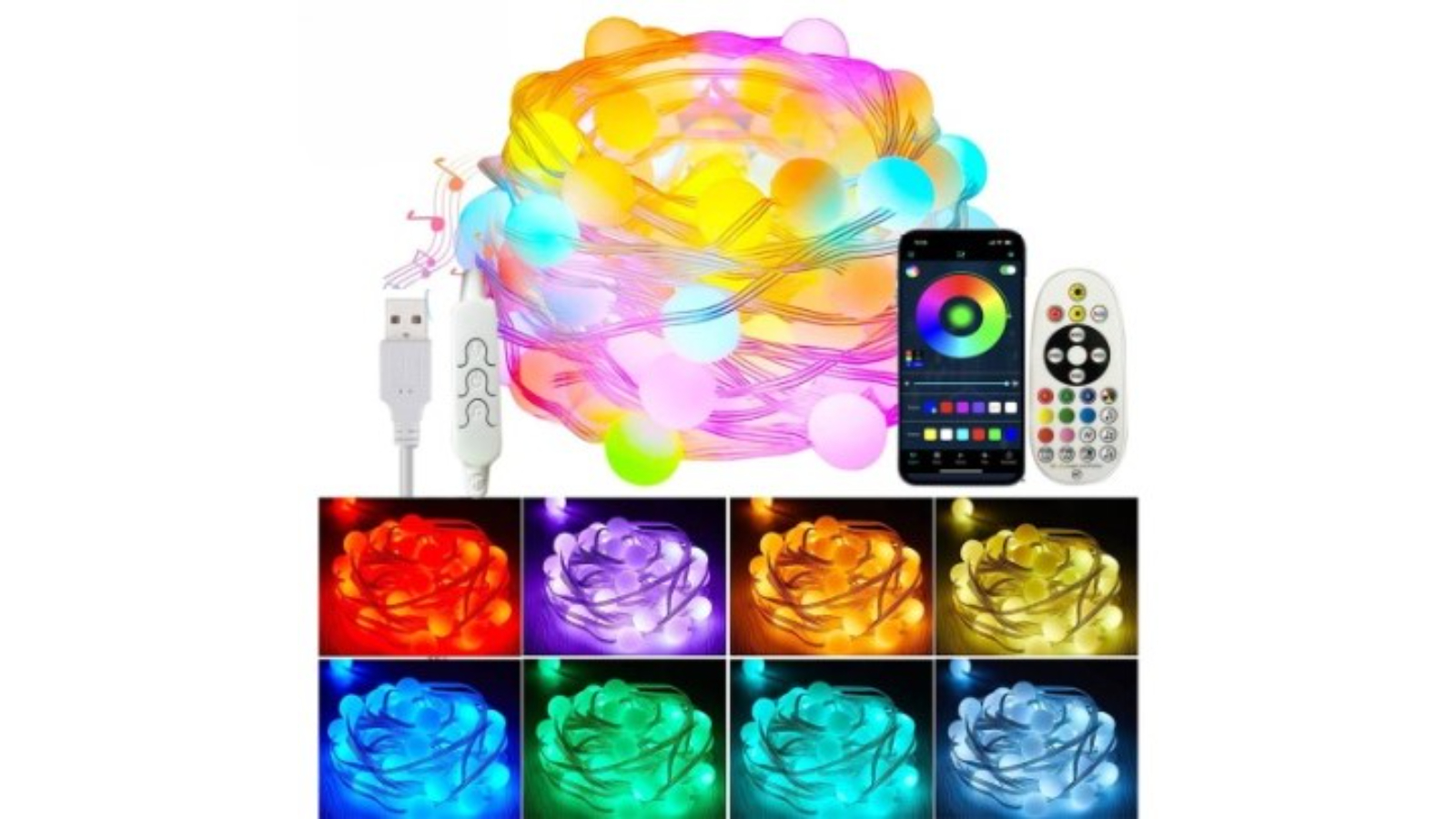 BEEBUY LED Fairy Strip Light Christmas - 15metre | Harvey Norman