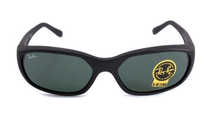 Ray-Ban RB2016 W2578 Daddy-O Matte Black/Green G15 Men's Sunglasses ...