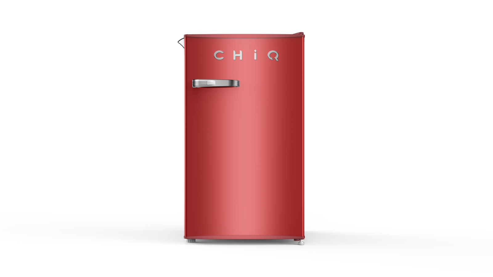 CHiQ 90L Retro Single Door Bar Fridge - Red | Harvey Norman