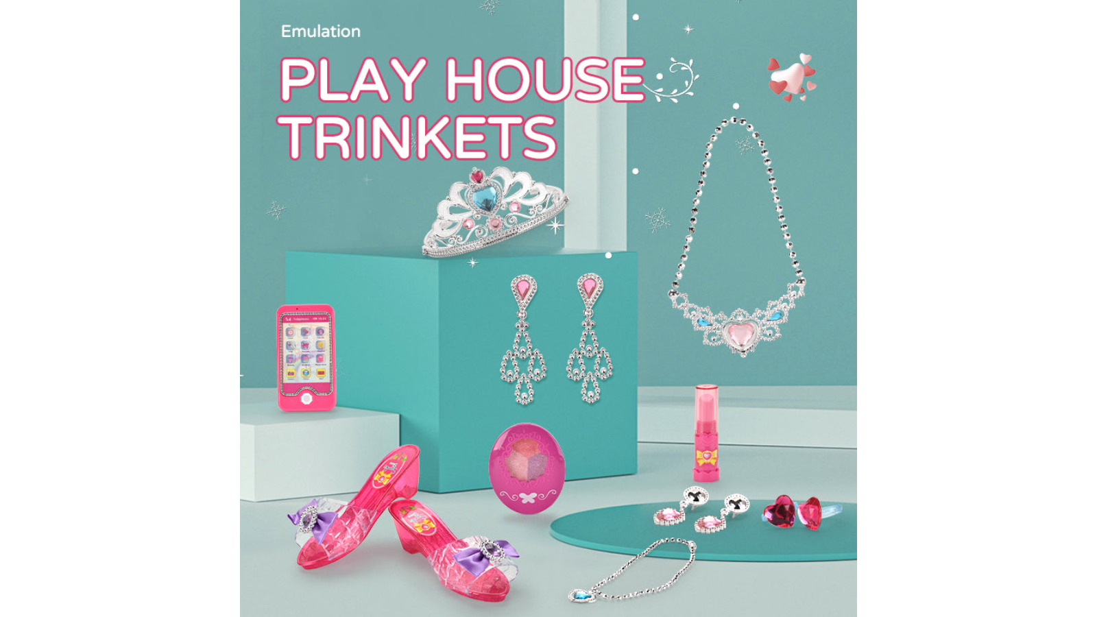 Megajoy Princess Dress Up Girls with Tiara Fashion Collection | Harvey ...