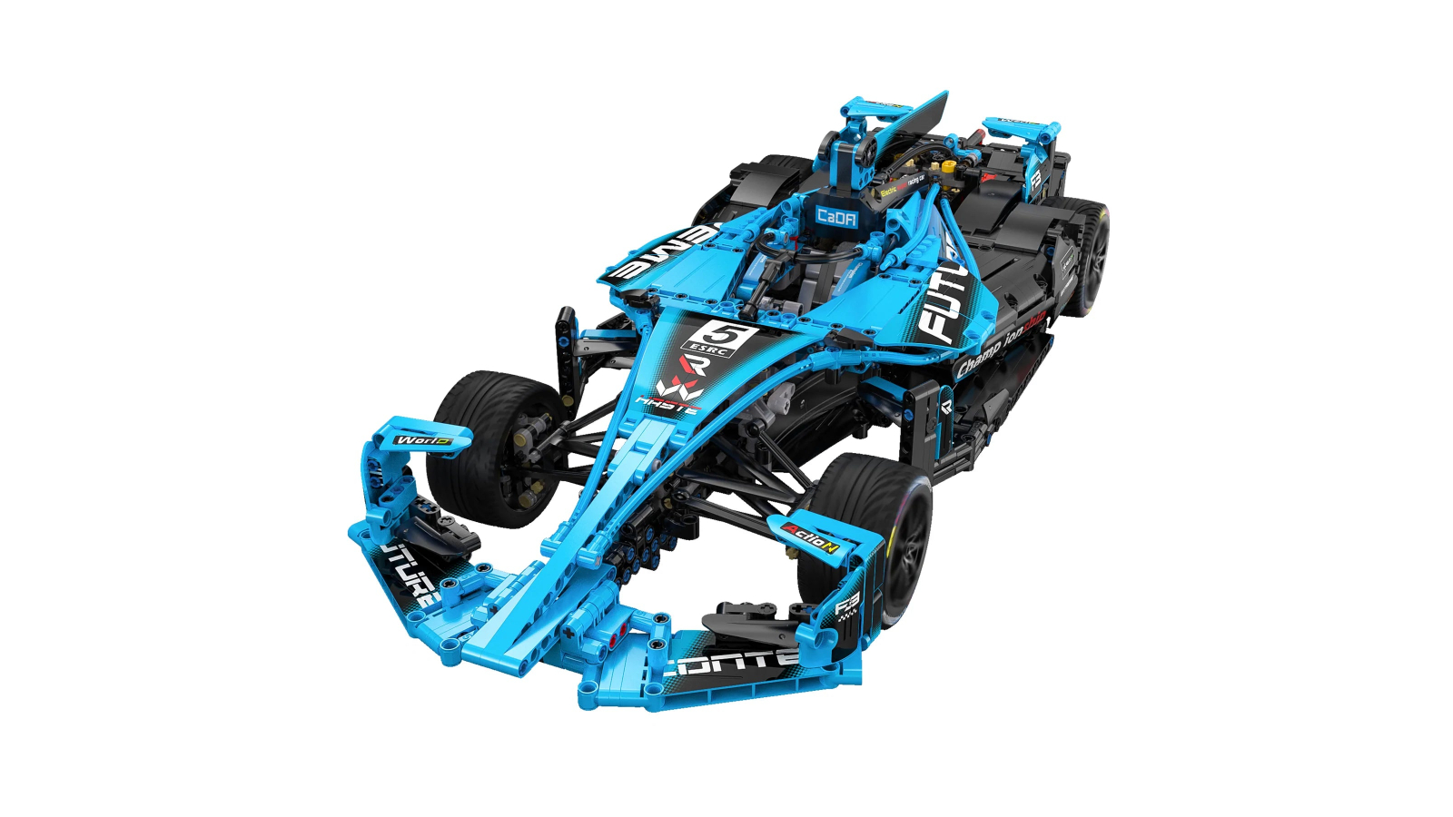 CadA 1667 Piece Brick Model RC City Drift Racing Car Remote Control Set ...