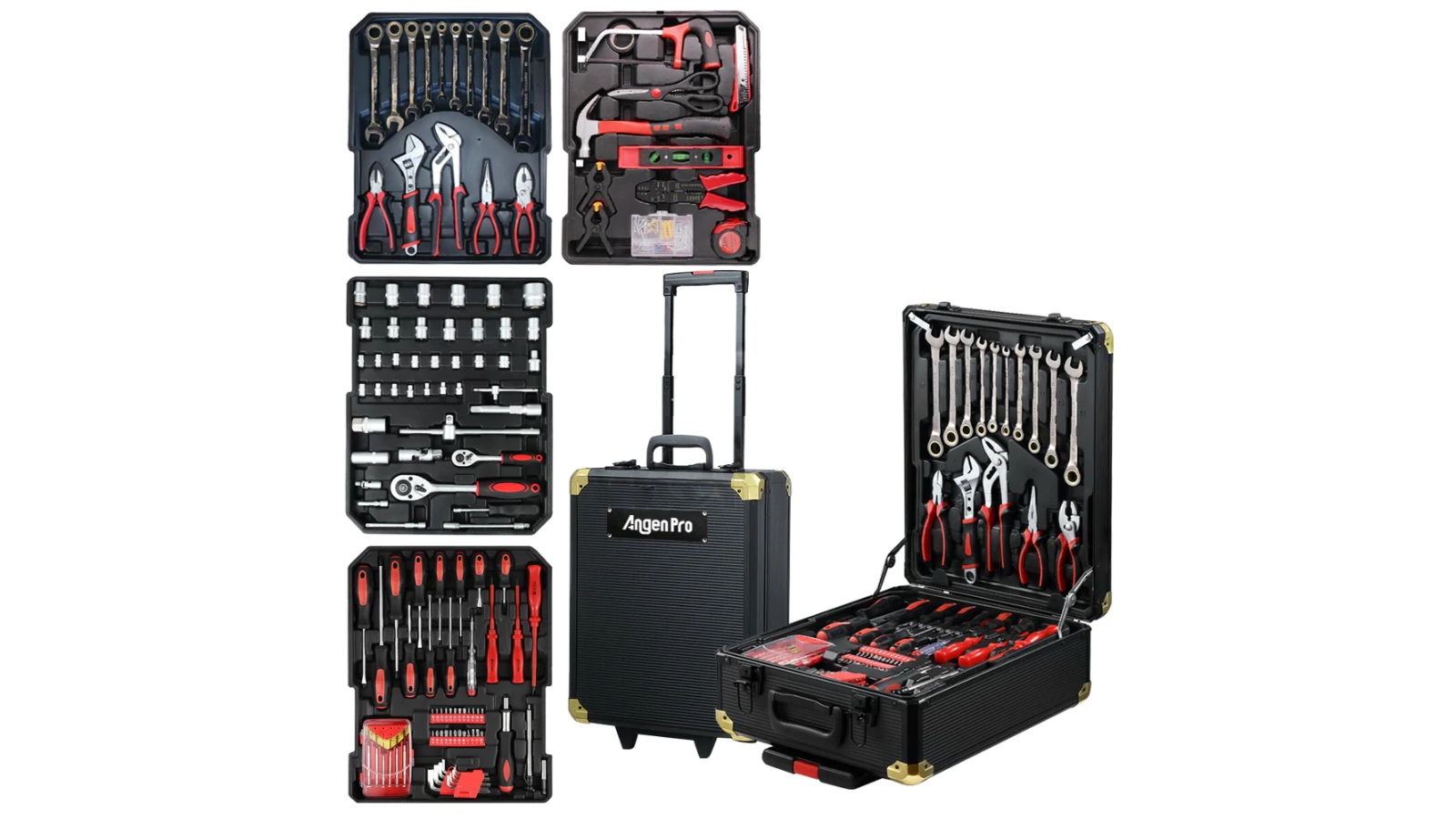 Tool Kit Set Trolley Box - 1375 pcs | Harvey Norman