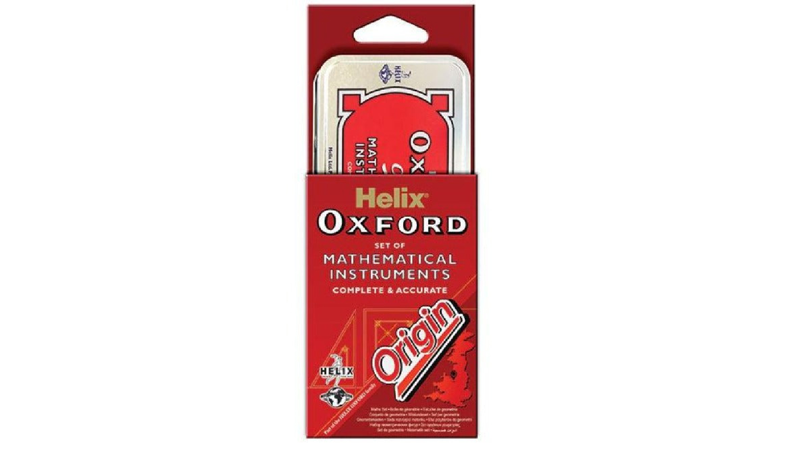 Helix Oxford 9 Piece Maths Set | Harvey Norman