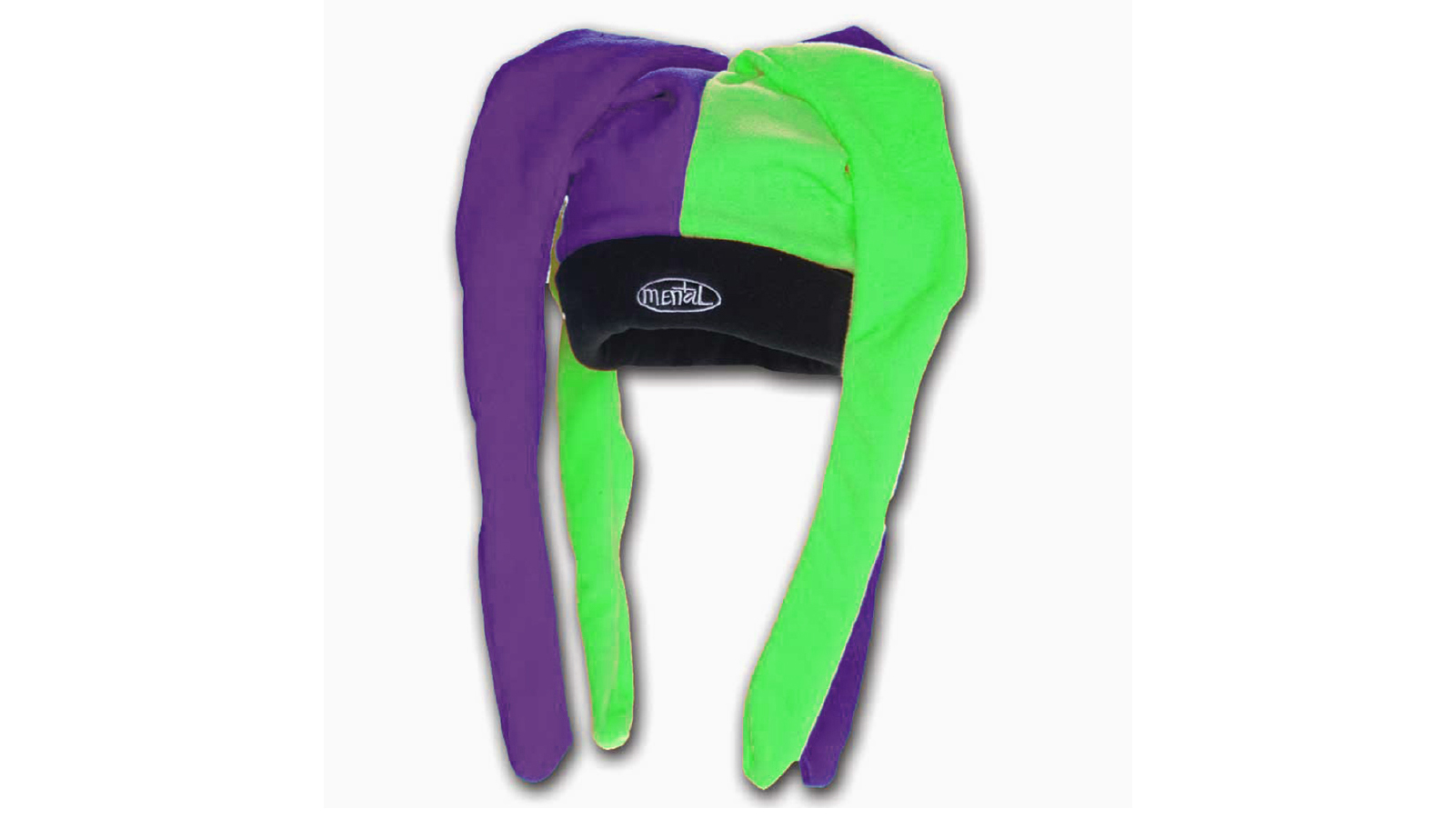 Mental Headgear Adult Quadster Funky Fleece Ski Hat - Purple/Light ...