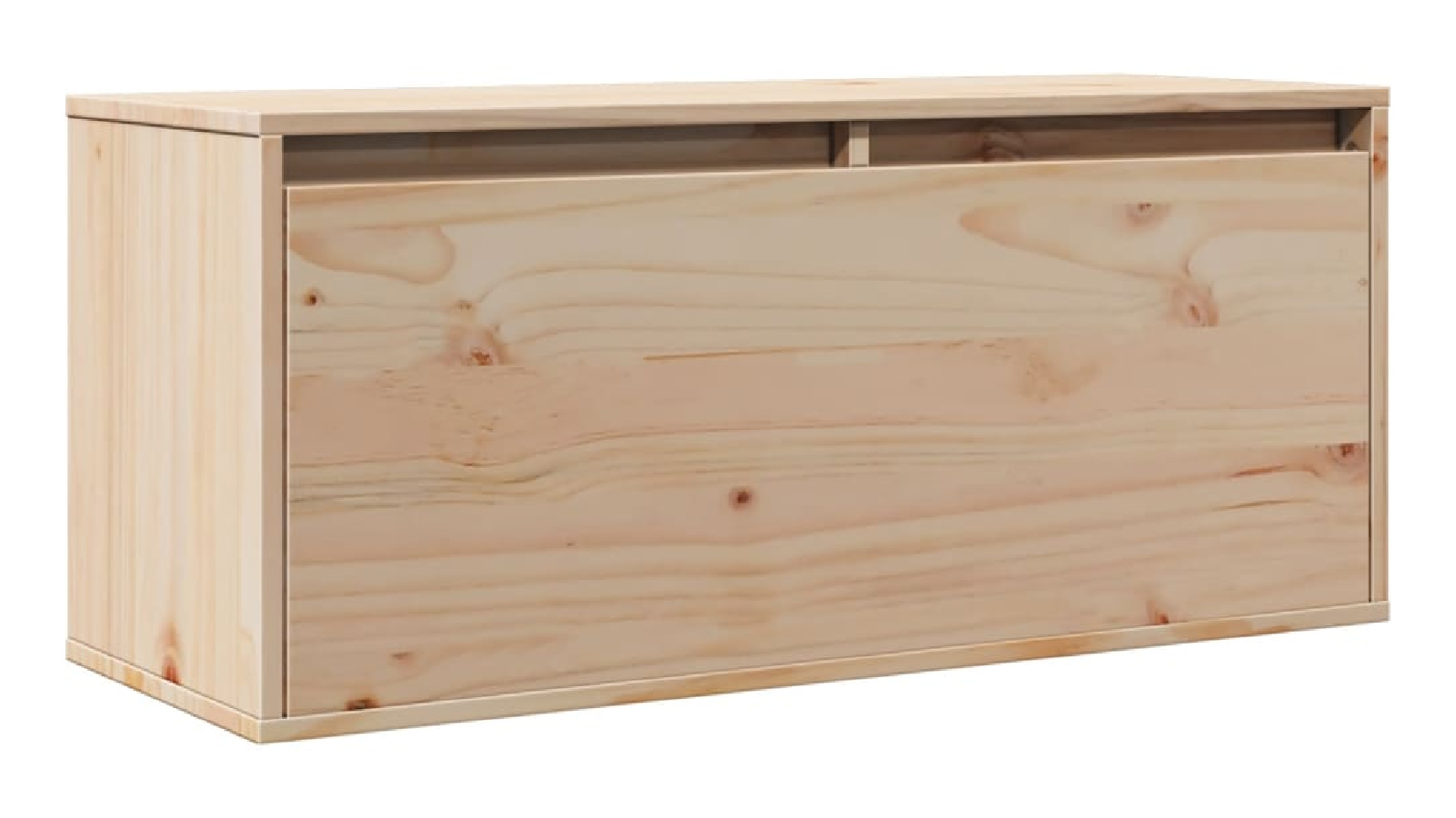 VidaXL 80 x 30 x 35cm Solid Wood Pine Wall Cabinet | Harvey Norman
