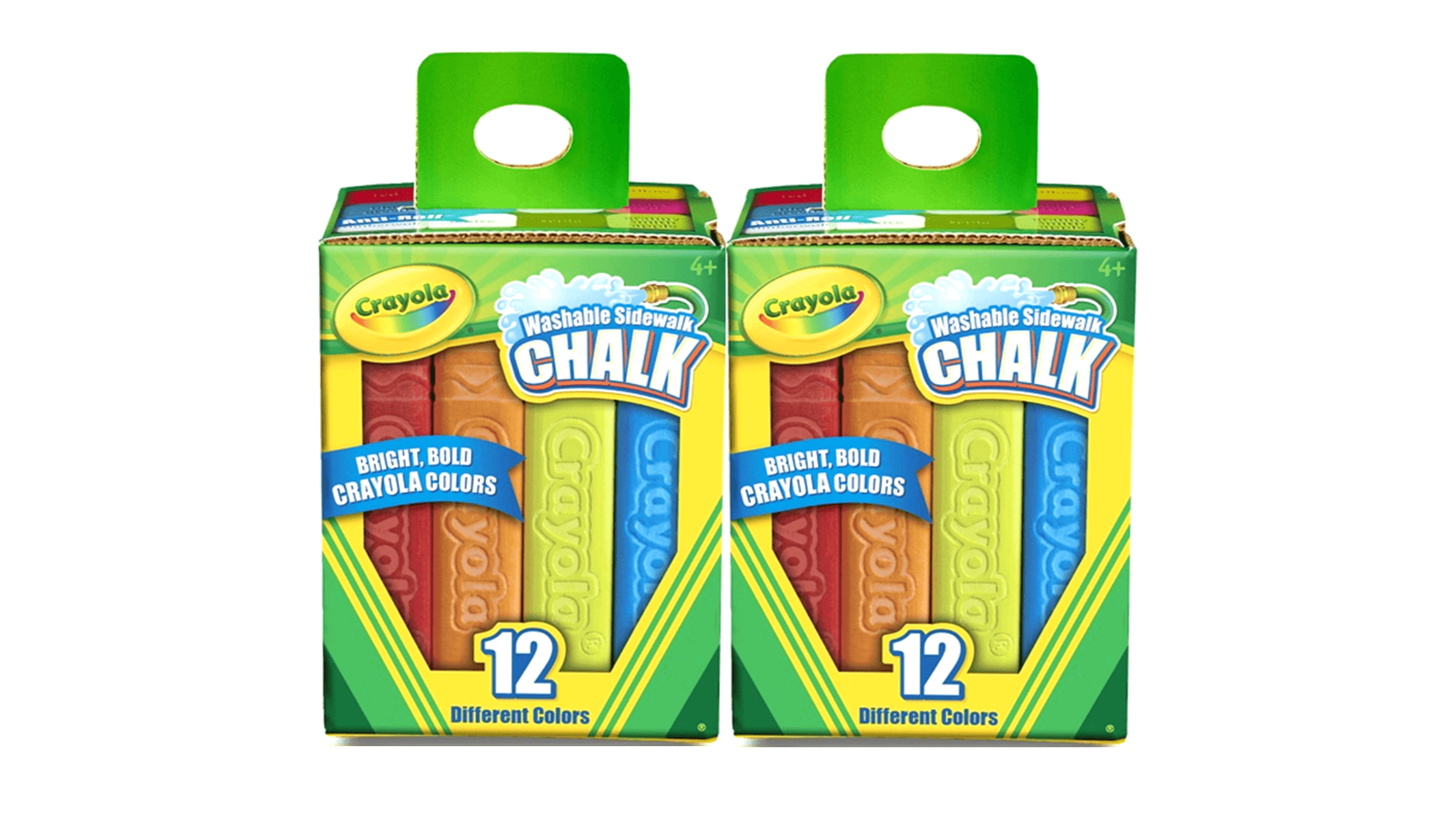 Crayola 2 Piece Assorted Washable Sidewalk Chalk - Box of 12 | Harvey ...
