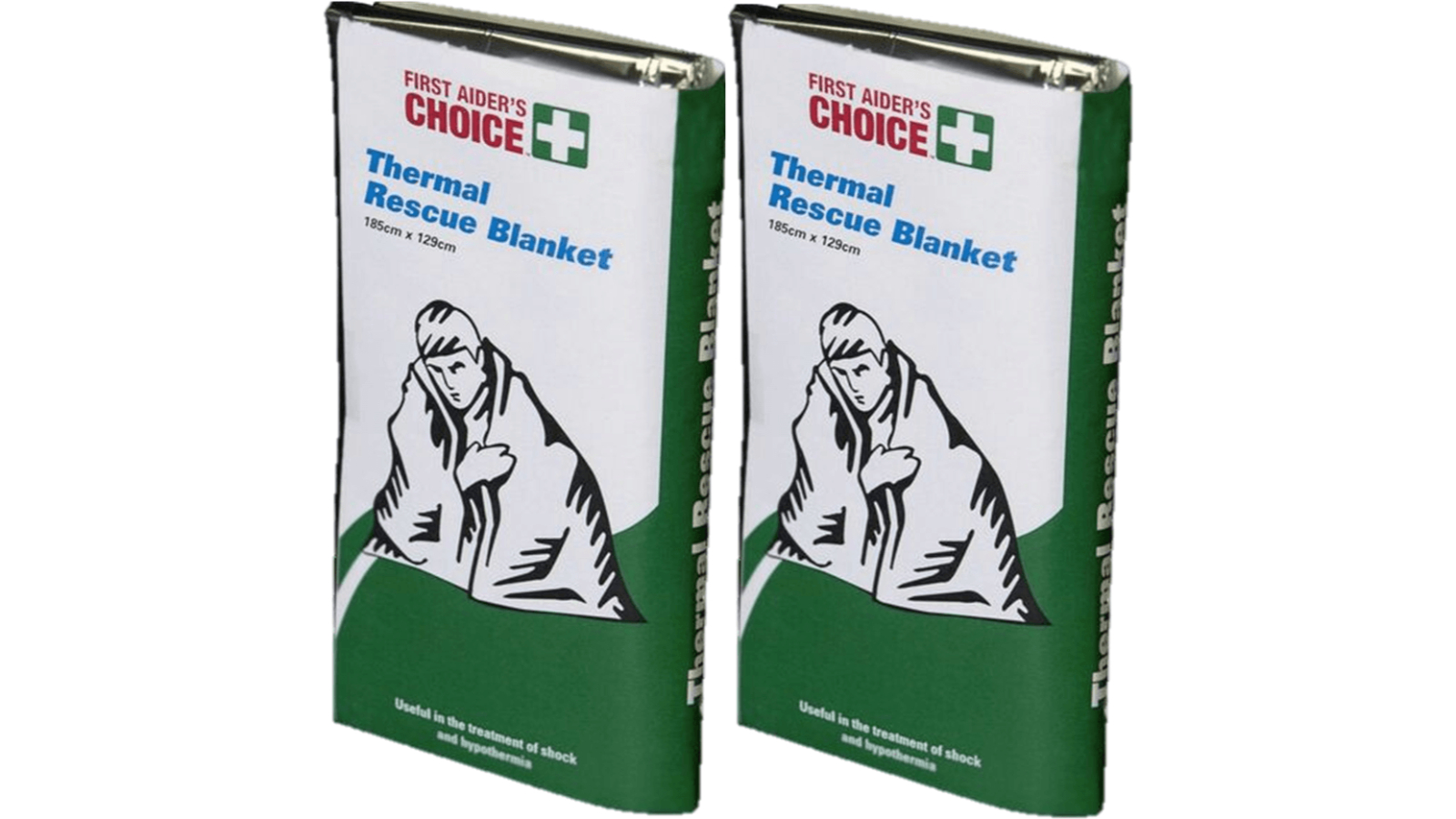 First Aiders Choice Pack of 2 Emergency Thermal Shock Blanket | Harvey ...