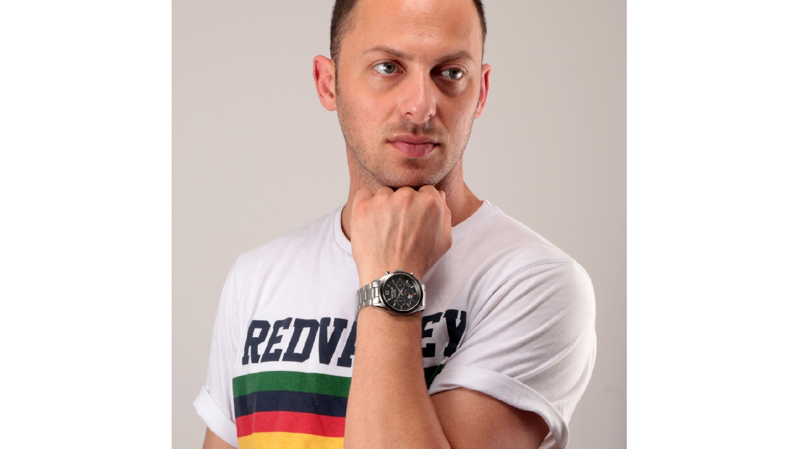 Sector 770 Solar Silver Chronograph Watch 4.4cm | Harvey Norman